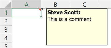 Add Comments In Excel Shortcut