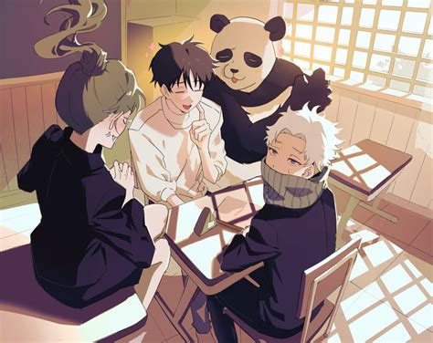Okkotsu Yuuta Zen In Maki Inumaki Toge And Panda Jujutsu Kaisen