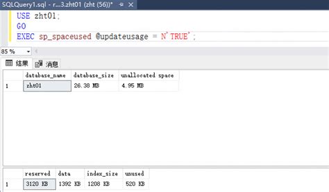 查看rds Sql Server数据库及表的空间大小 云数据库 Rds 阿里云