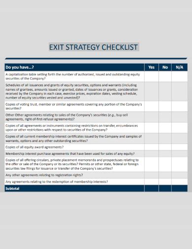 FREE 36 Strategy Checklist Samples In MS Word Google Docs Apple Pages PDF