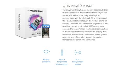 Fibaro Universal Binary Sensor Umart Com Au