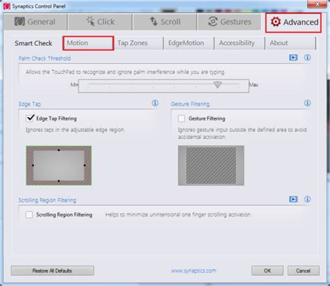 Synaptics Touchpad Windows 11