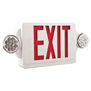 Emergency Exit Lights Commercial Lighting The Home Depot