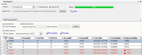 Processing Fuel Transactions And Card Advances Tmw Operations