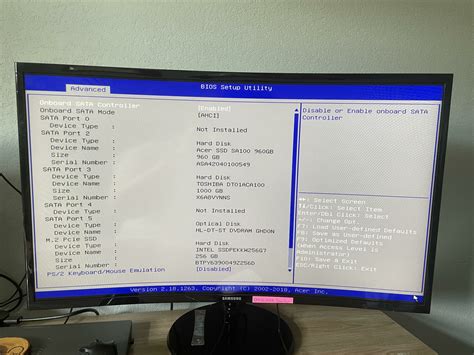 Acer Sa100 960 Gb Ssd Not Available Under Boot Options Acer Community
