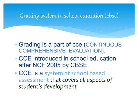 Grading System In School Education Cbse Roopendra Pptx