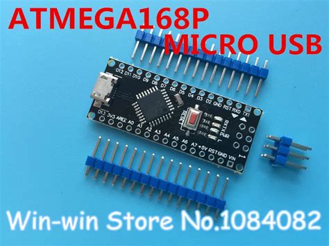 Aliexpress Com Buy 1pcs Nano V3 0 ATmega168P CH340 MicroUSB