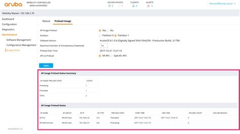 Firmware Update With Aos8 Aruba Os 8 Flomain Networking