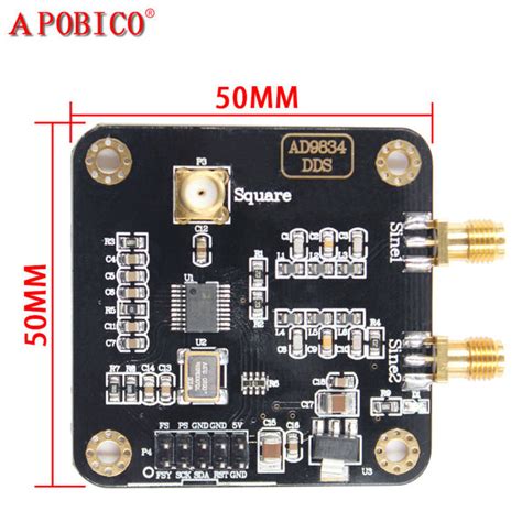 ad9834 signal generator module sine wave triangle wave square wave