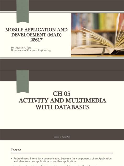 ch 05 activity and multimedia with databases download free pdf