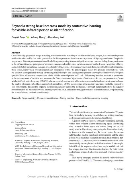 beyond a strong baseline cross modality contrastive learning for