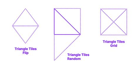Triangle Tiles Random Dimensions Drawings Dimensions Com