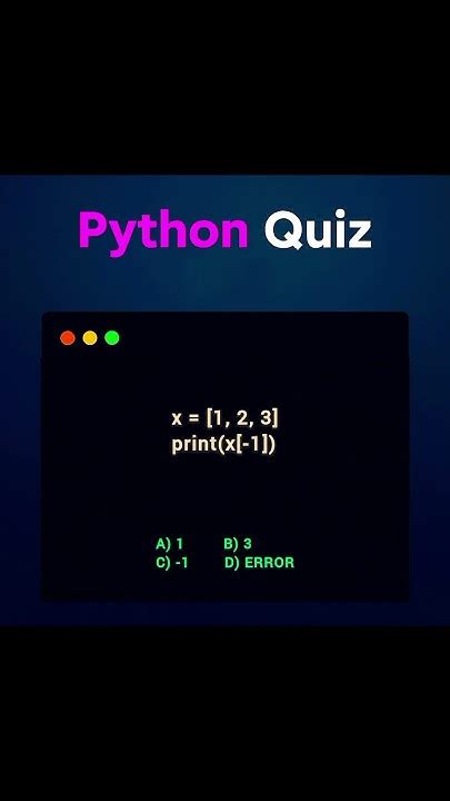 Comment Your Answer 🙌 Pythonquiz Learnpython Reallearning Youtube