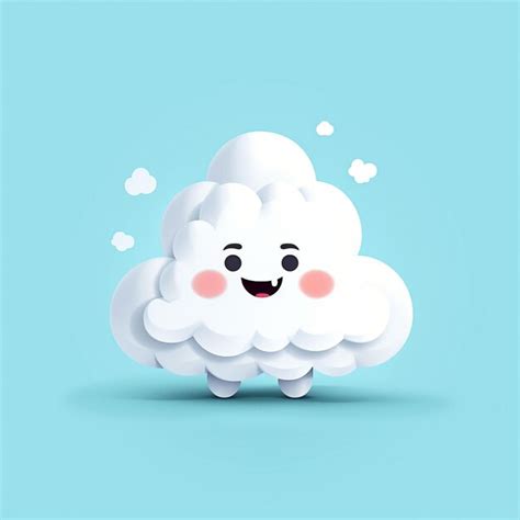 Premium AI Image Super Kawaii Cloud Generative Ai