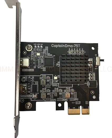 Captaindma 75t Dma Card Direct Memory Access Card Usb C Dma Fpga Pcileech
