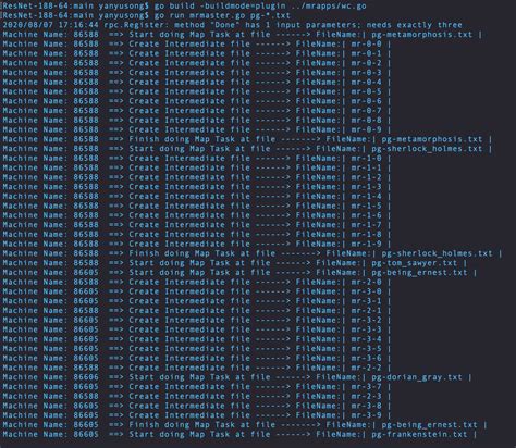 Github Yusong Yanmapreduce Mapreduce Implementation