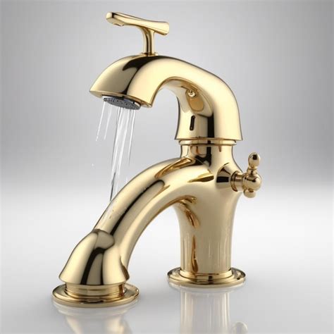Premium Psd A Faucet That Is Made Of Brass