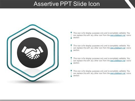 Assertive Ppt Slide Icon Powerpoint Design Template Sample