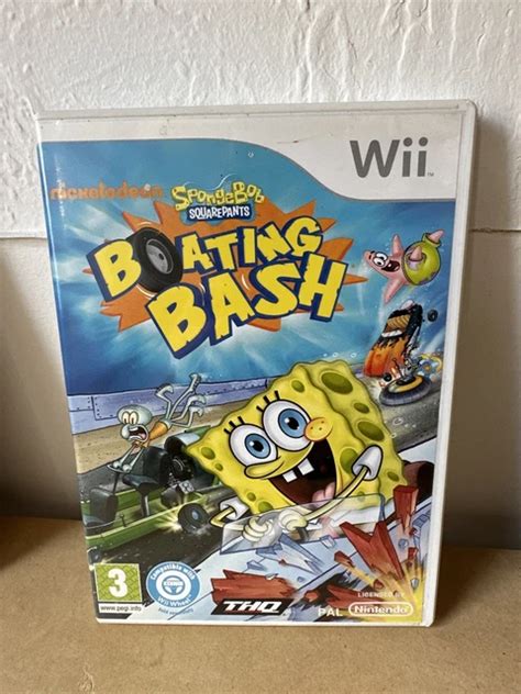 spongebob s boating bash nintendo wii 2010 £4 99 picclick uk