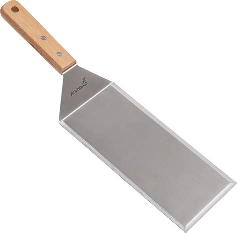 Stainless Steel Metal Griddle 4 X 8 Inch Spatula Spatula