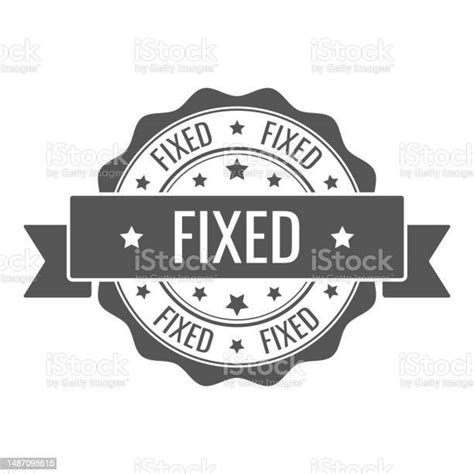 고정 스탬프 씰 벡터 배지 아이콘 템플릿 흰색 배경에 고립 된 그림 고급에 대한 스톡 벡터 아트 및 기타 이미지 고급 고무도장 곡선 Istock