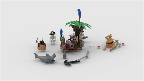 Lego Moc Vip Mini Pirate Outpost By Kant Rebrickable Build With Lego