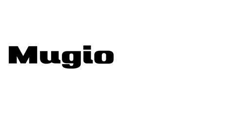 Mugio In Use Fonts In Use