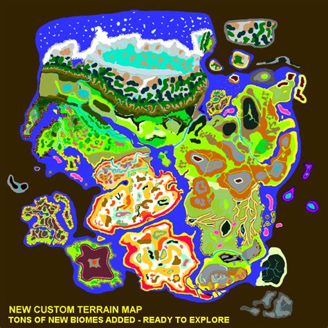 Minecraft Custom Terrain Map  On Imgur