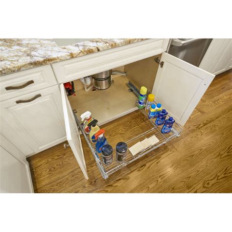 Rev A Shelf Undersink U Shape Pull Out Organizer With Soft Close Reviews Wayfair