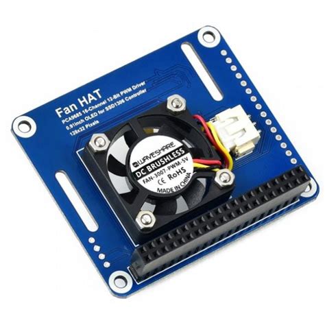Pwm Controlled Fan Hat For Raspberry Pi The Pi Hut