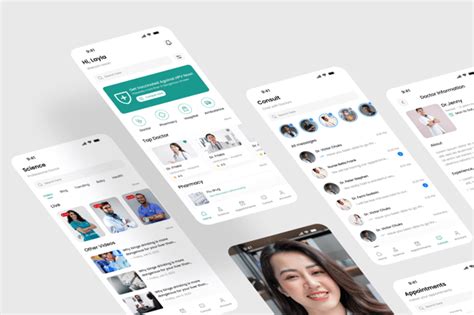 medi care medical app ui kit ux and ui kits ft medi and medical envato