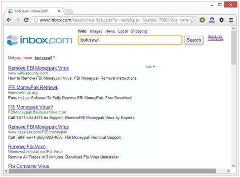 How To Remove Inbox Toolbar Inbox Com Malware Removal Instructions