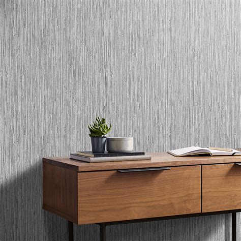 Grasscloth Texture By Graham And Brown Grey Wallpaper Wallpaper Direct