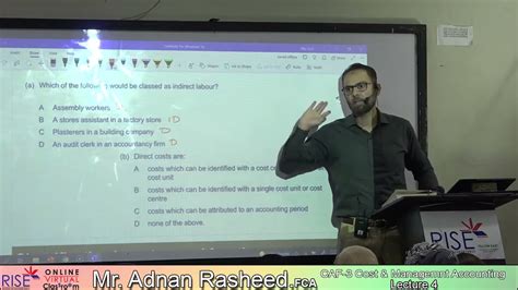 Caf 3 ~ Sir Adnan Rasheed ~ Lecture 04 Youtube