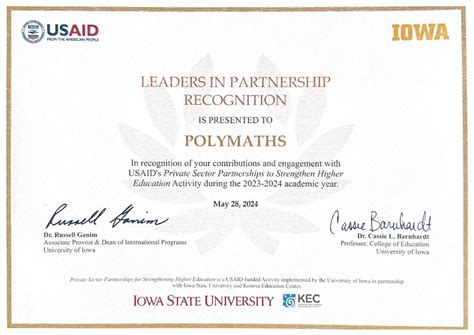 Polymaths On Linkedin Polymaths Education Recognition Usaid