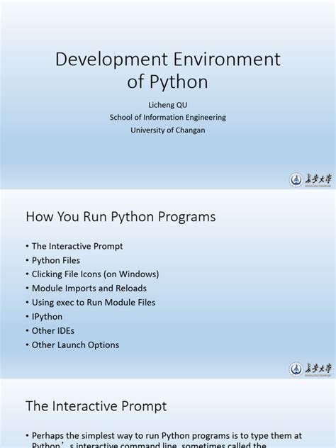 01 2 Running Environments Of Python Pdf Python Programming