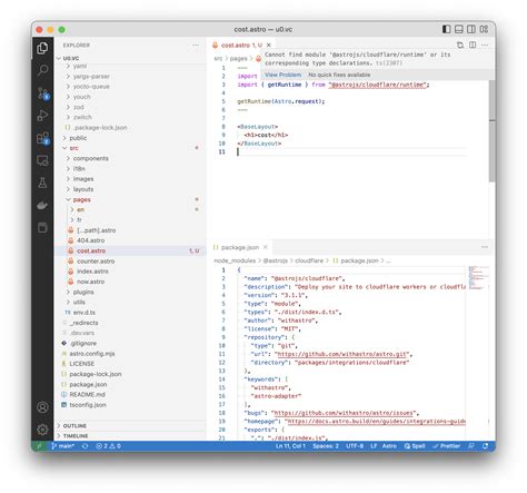 Cannot Find Module Astrojscloudflareruntime Or Its Corresponding Type Declarations · Issue