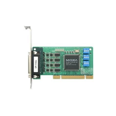 Cp 114ul I Moxa Moxa 4 Port Pci Rs232 Rs422 Rs485 Serial Card 258 9805 Rs Components