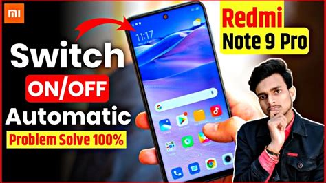 Redmi Note 9 Pro Automatic Switch On Off Problem Solution Redmi Mobile On Off And Reboot