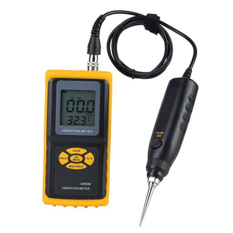 Lcd Digital Vibration Tester Ar63b Handheld Split Vibrometer Vibration Meter Analyzer