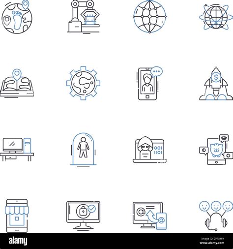 user experience line icons collection intuitive navigation empathy