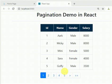 Pagination In Reactjs Using Web Api And Sql
