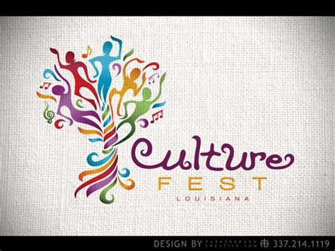 Culture Fest Louisiana Logo Design Lake Charles Parker Brand Advertising • Marketing