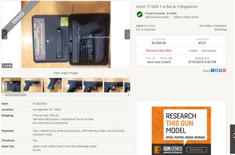 GB Sold For Glock Gen 1 17 Series By Serial Prefix A F Glock Talk