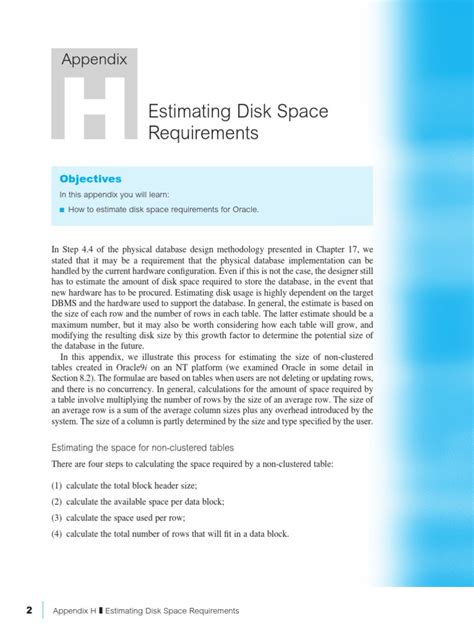 appendix h pdf oracle database databases