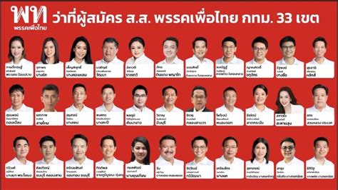 วอนแบ่งเขตใหม่ เพื่อไทย ยกบทเรียนป้ายแนะนำตัวผู้สมัคร ส ส ขึ้นทับซ้อน