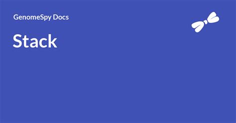 Stack Genomespy Docs