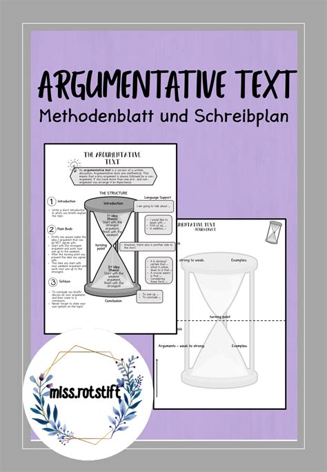 How To Write An Argumentative Text Erörterung Im Englischunterricht