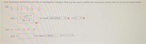 Solved Find Functions Defined On The Set Of Nonnegative