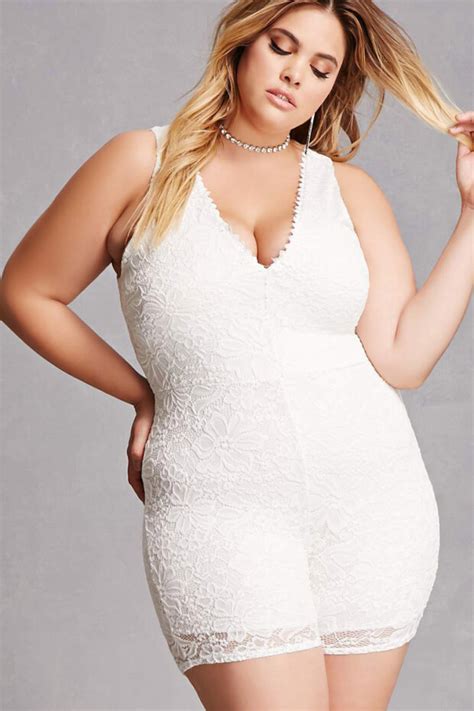 White Lace Romper Ginge87